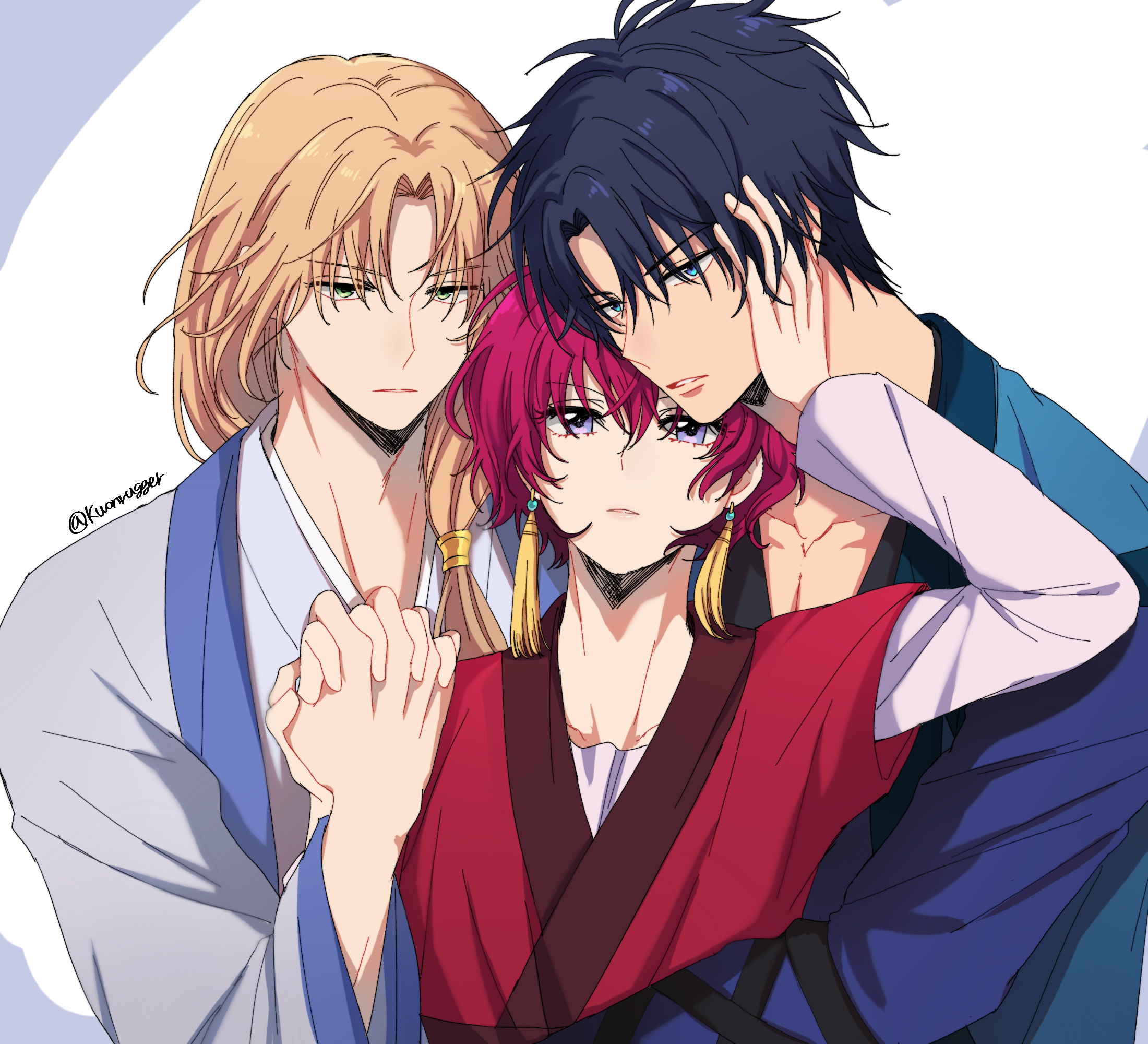 kwonrugger akatsuki no yona hak son soo-won yona japanese clothes | #583403 | yande.re